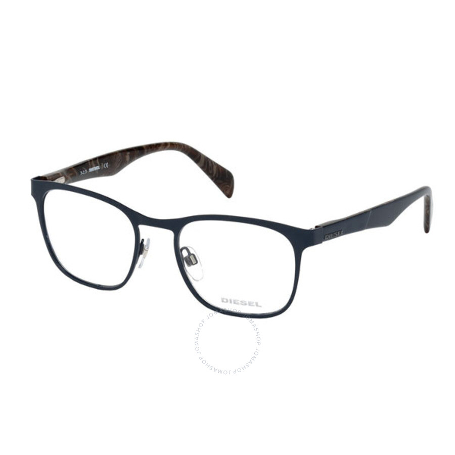 Diesel Men's Blue Pilot Eyeglass Frames DL520909153 664689809035 ...