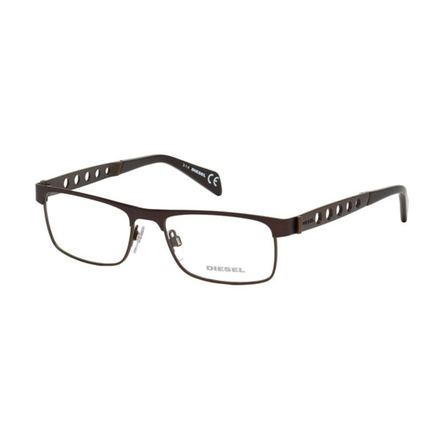 Diesel Men's Brown Pilot Eyeglass Frames DL511405053 664689645633 ...