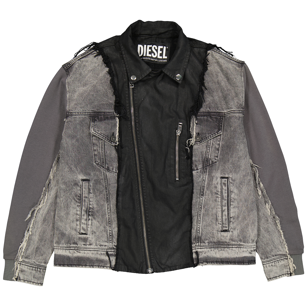 Diesel Men's D-Losty Patchwork Jacket, Brand Size Small 00SAQP 0NAZF 02 ...