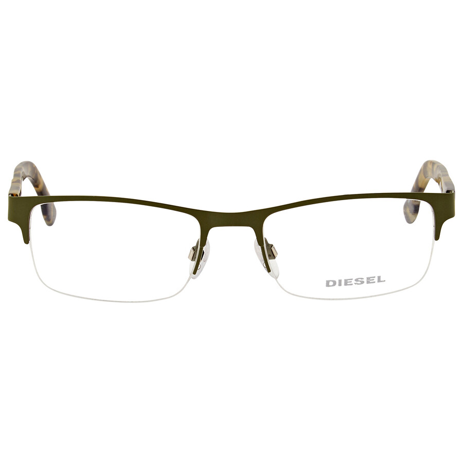 Diesel Men's Green Square Eyeglass Frames DL520209752 664689765522 ...