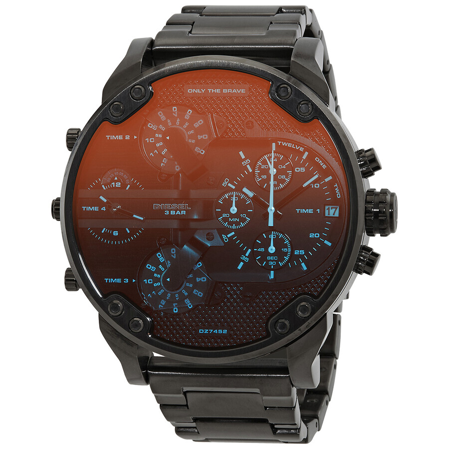 Diesel Mr. Daddy Chronograph Quartz Black Dial Men's Watch DZ7452 4064092064292 - Watches, Mr ...