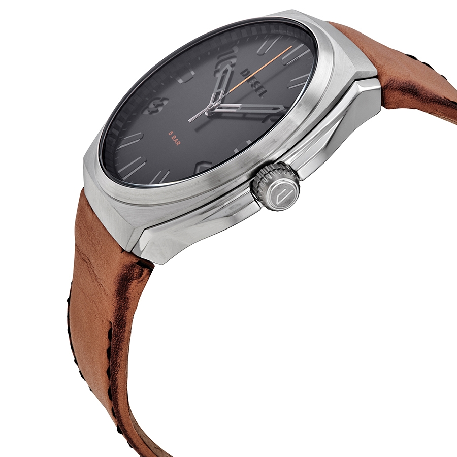 Diesel Stigg Quartz Dark Grey Dial Men's Watch DZ1883 698615132270 ...