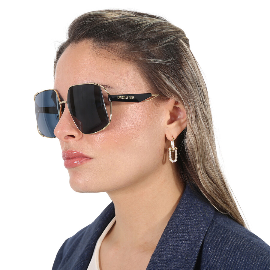 Dior Blue Irregular Ladies Sunglasses ARCHDIOR S1U B0B0 CD40037U 10V 61 ...
