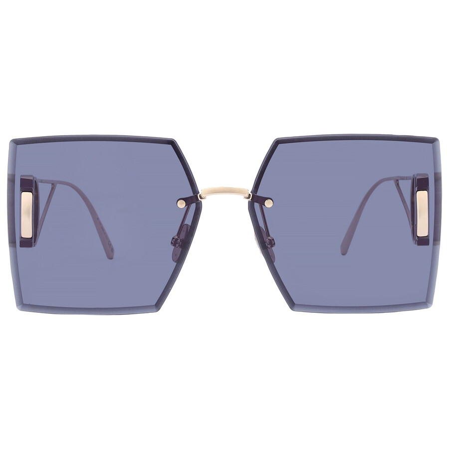 Dior Blue Mirror Square Ladies Sunglasses 30MONTAIGNE S7U B0B0 61 ...