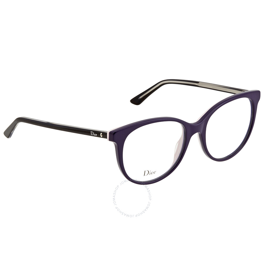 Dior Clear Demo Round Eyeglasses Montaigne16 0nhi 53 762753200426