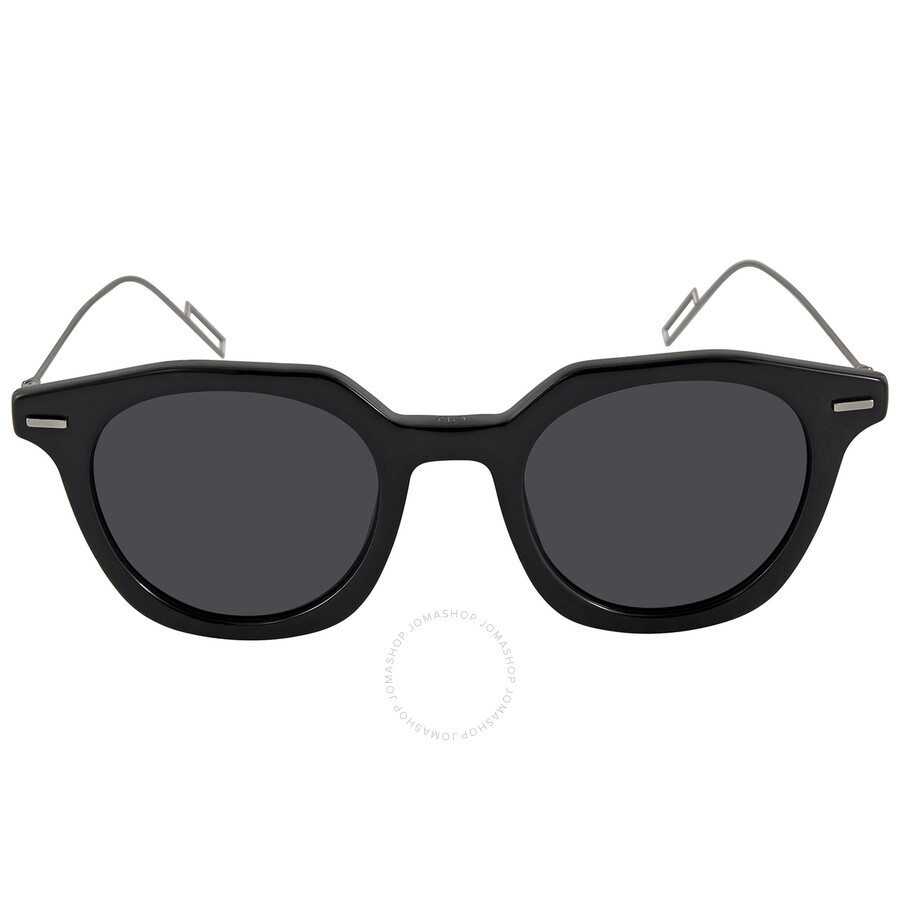 Dior Master Gray Blue Round Mens Sunglasses Diormaster 807ir
