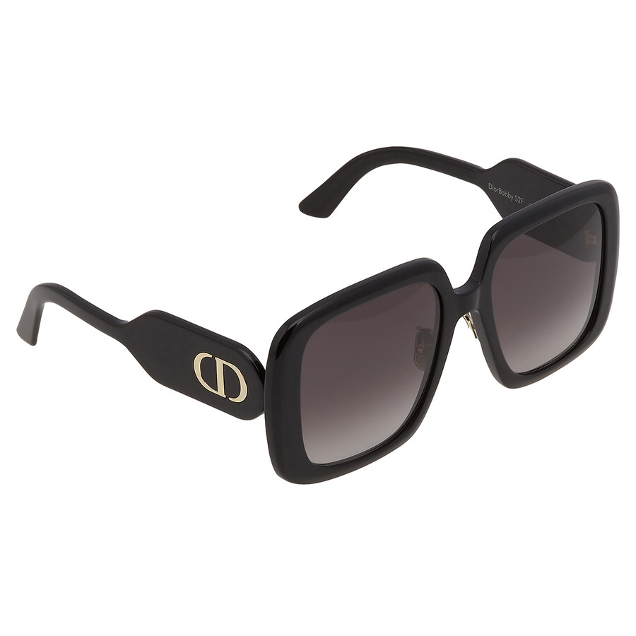 Dior Smoke Square Ladies Sunglasses DIORBOBBY S2F 10A1 54 192337103247 ...