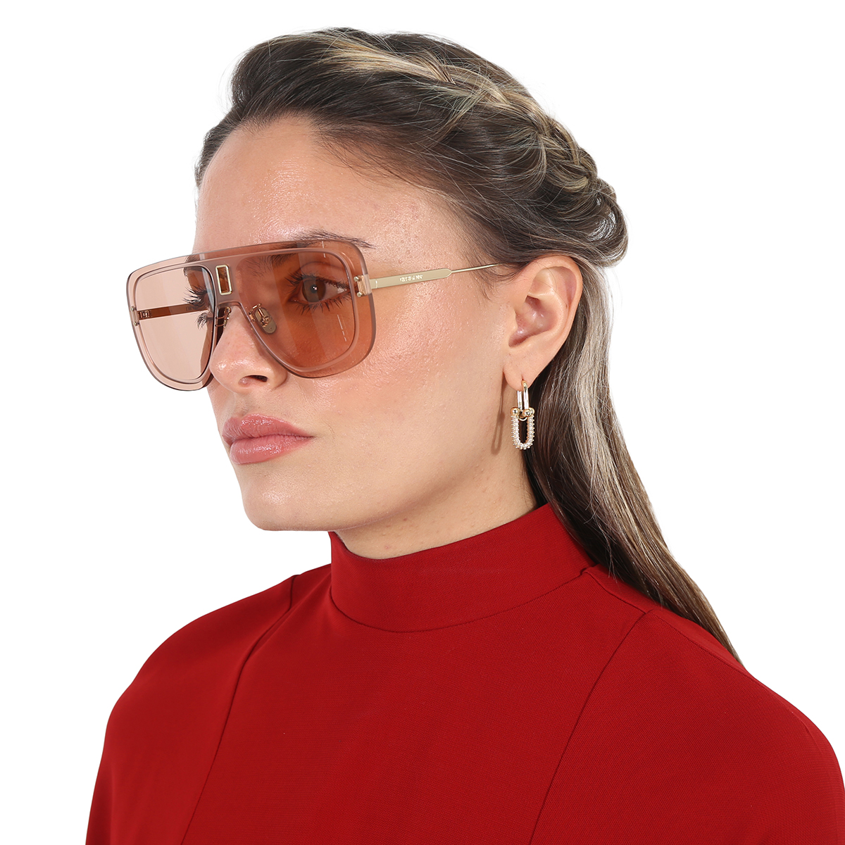 Dior ULTRADIOR Pink Shield Ladies Sunglasses CD40029U 10Y 00 ULTRADIOR ...