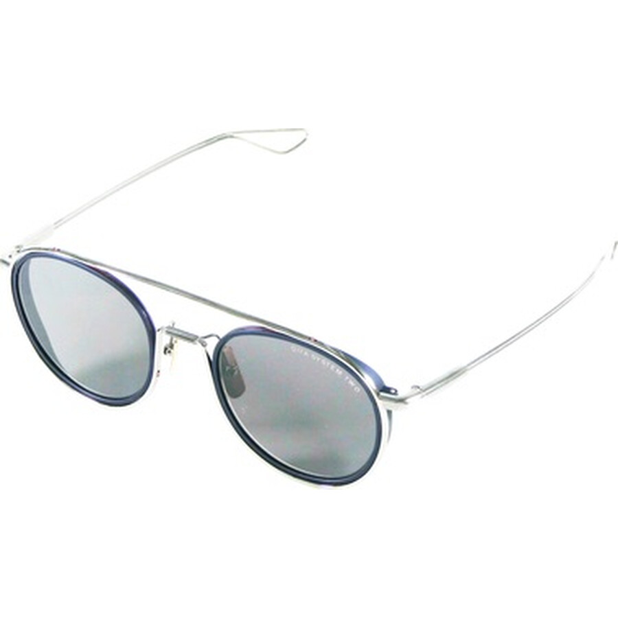 Dita Axial Silver Mirror Round Unisex Sunglasses DTS502 01 57 ...
