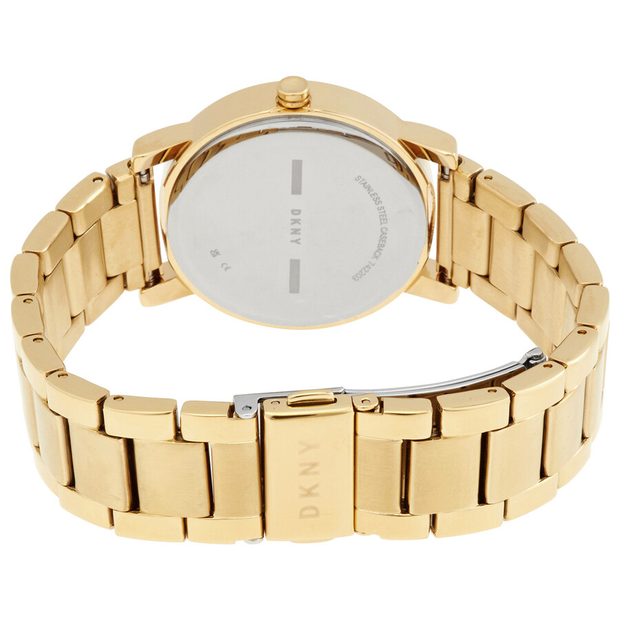 DKNY Soho Quartz Gold Dial Ladies Watch NY2959 674188271288 - Watches ...