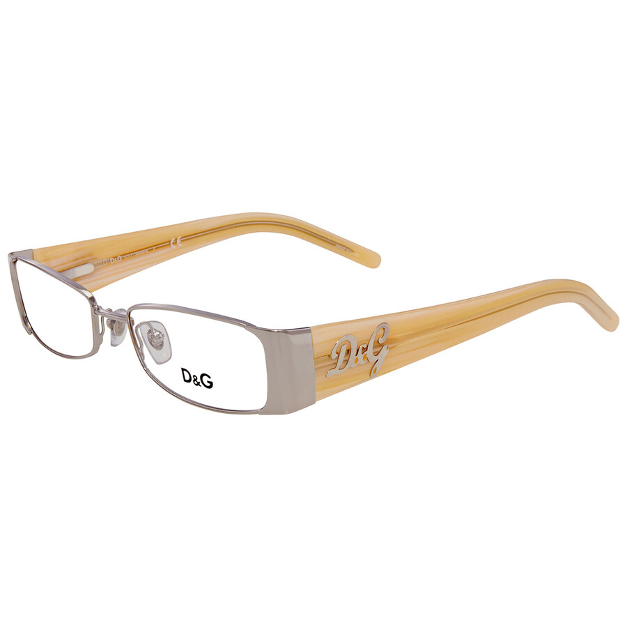 Dolce & Gabbana Clear Demo Lens Rectangular Unisex Eyeglasses DD5049 ...