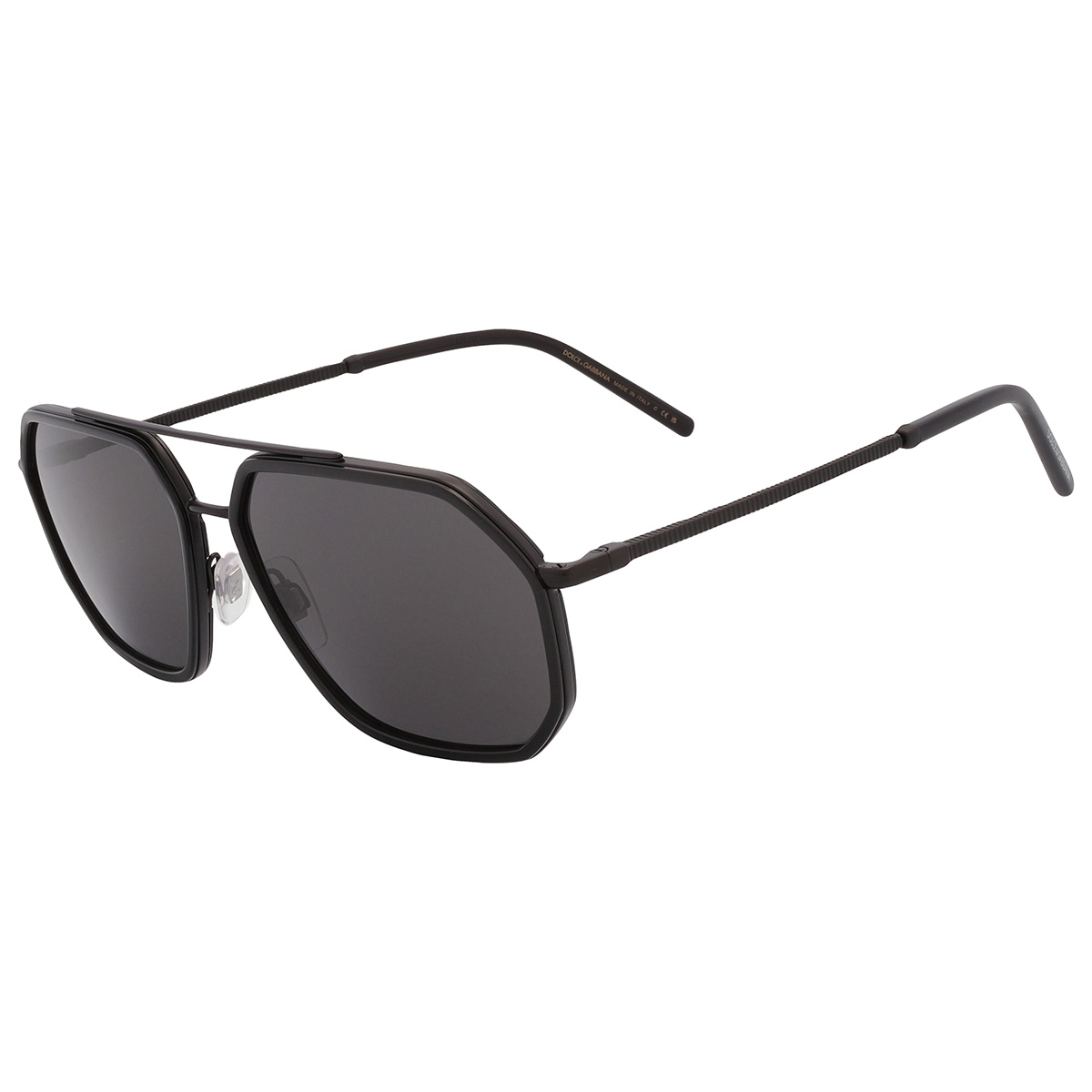 Dolce & Gabbana Dark Gray Pilot Men's Sunglasses DG2285 110687 60 ...