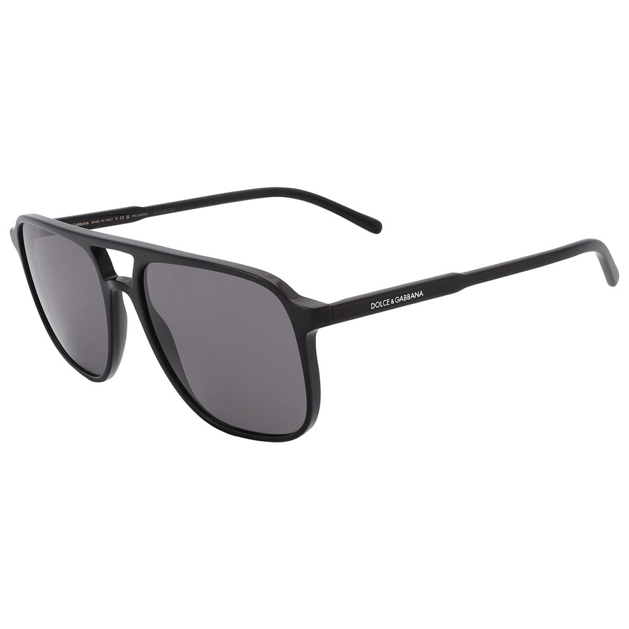 Dolce & Gabbana Dark Grey Navigator Men's Sunglasses DG4423 501/81 58 ...