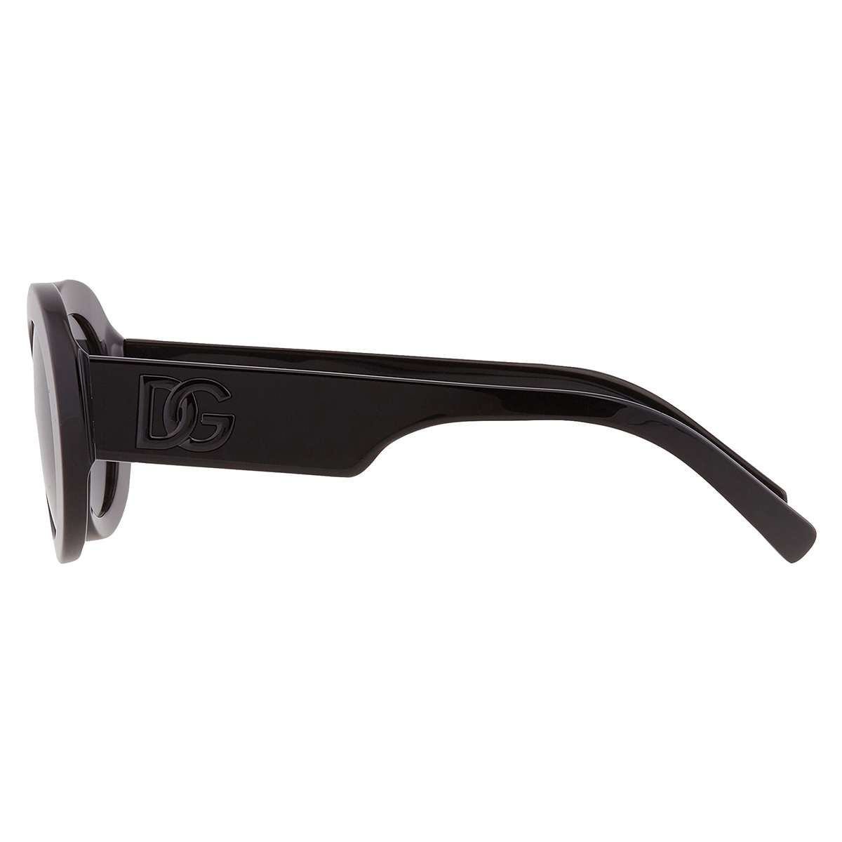 Dolce & Gabbana Darkj Grey Oval Ladies Sunglasses DG4448 501/87 51 ...