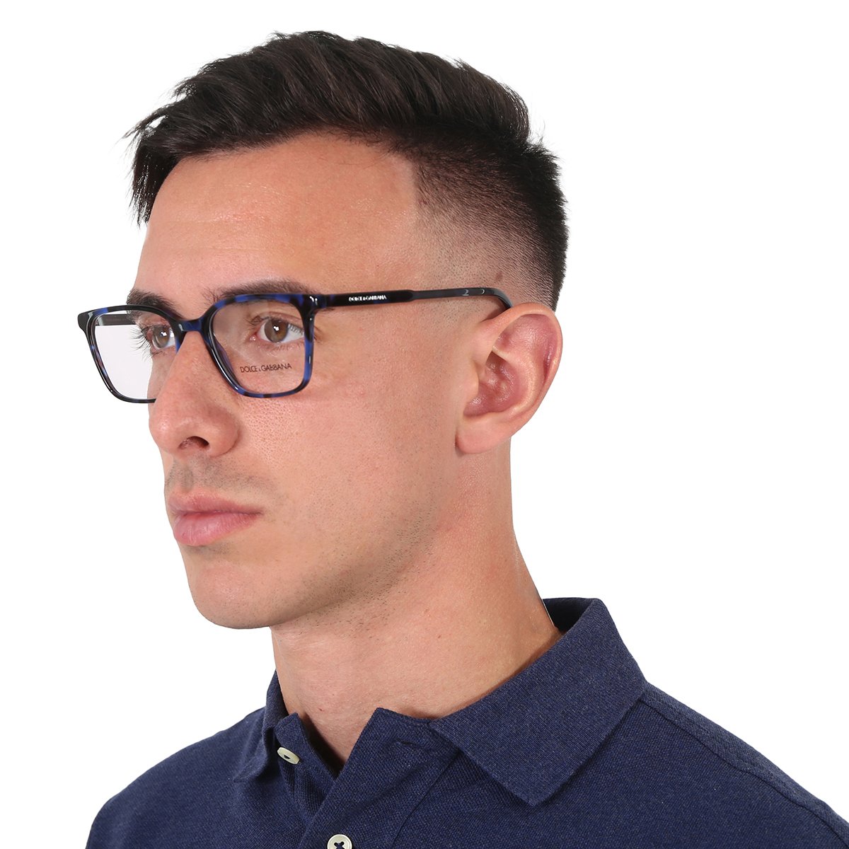 Dolce & Gabbana Demo Rectangular Men's Eyeglasses DG3365 3392 54 ...
