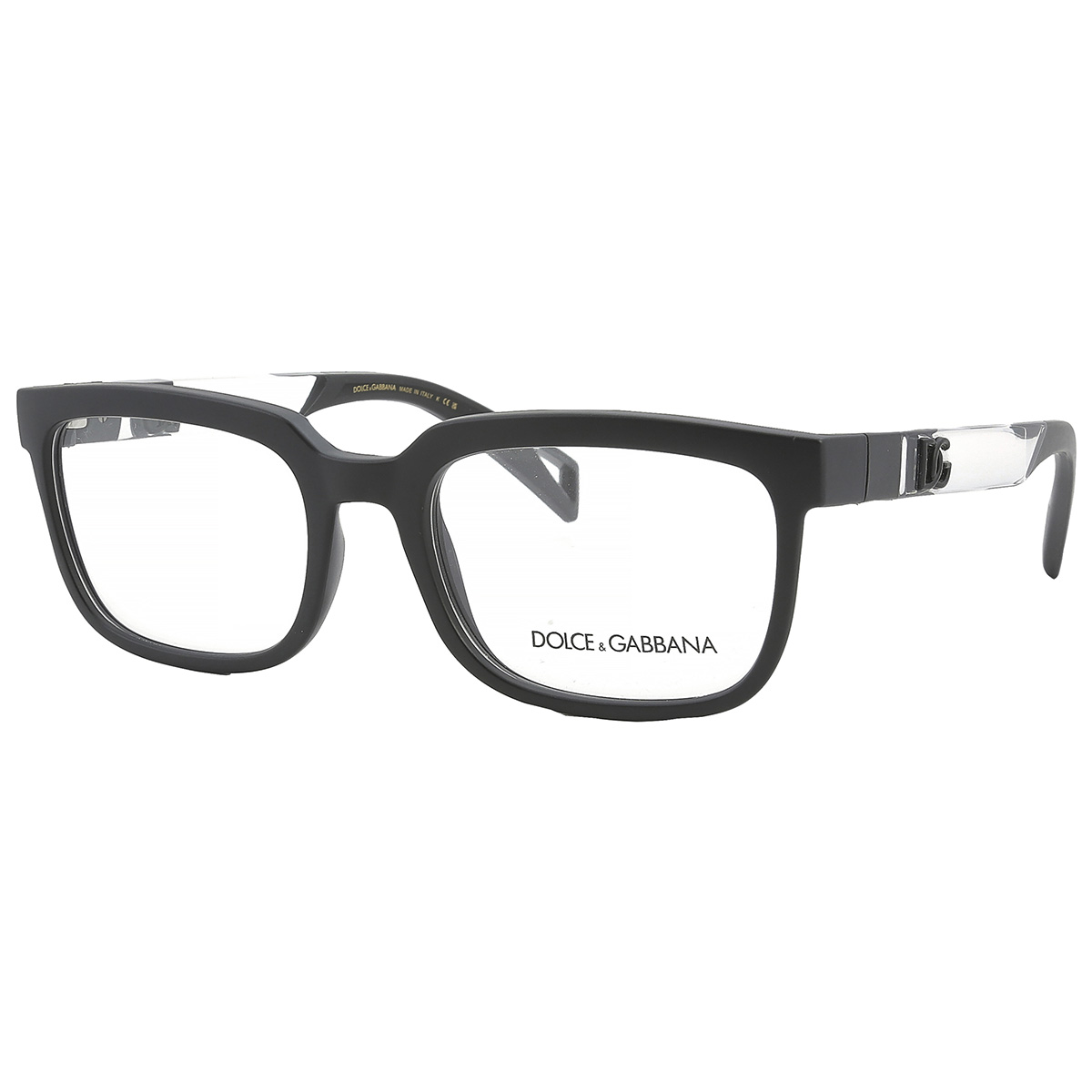 Dolce & Gabbana Demo Rectangular Men's Eyeglasses DG5085 2525 55 ...