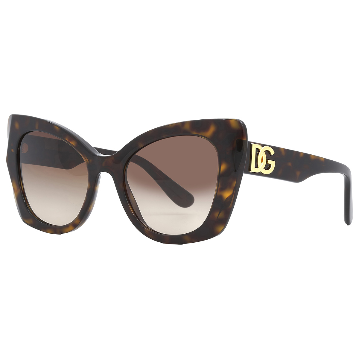 Dolce & Gabbana Gradient Brown Butterfly Ladies Sunglasses DG4405 502/ ...