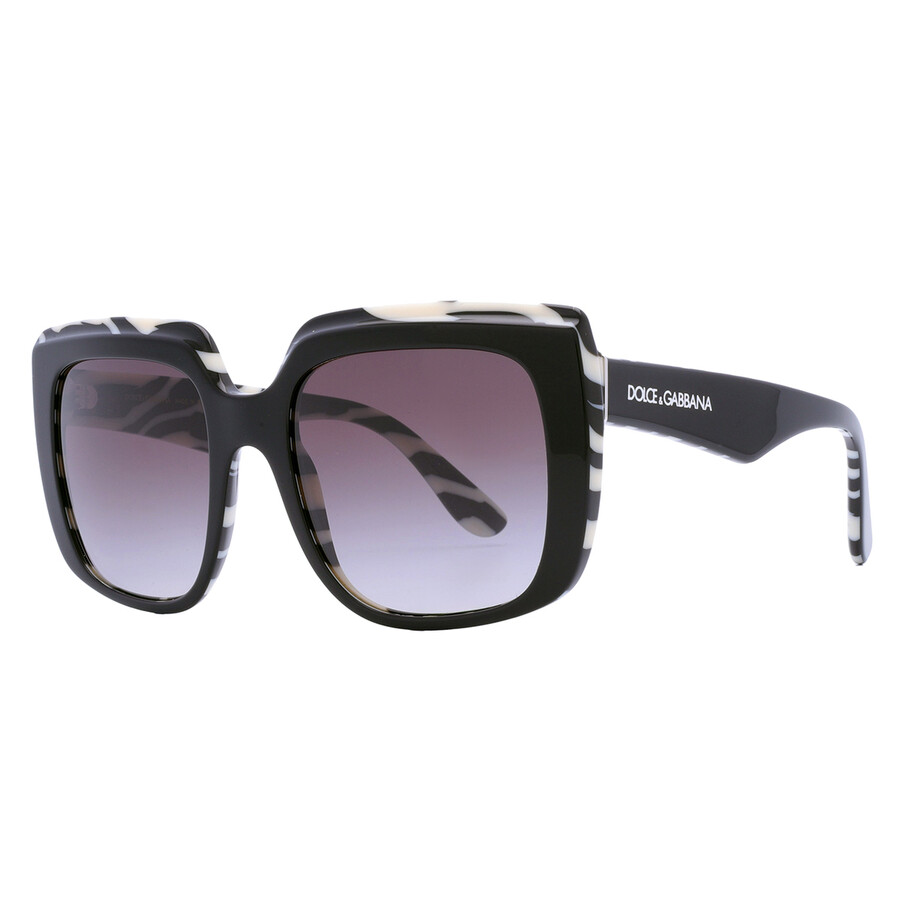 Dolce & Gabbana Gray Gradient Square Ladies Sunglasses DG4414 33728G 54 ...