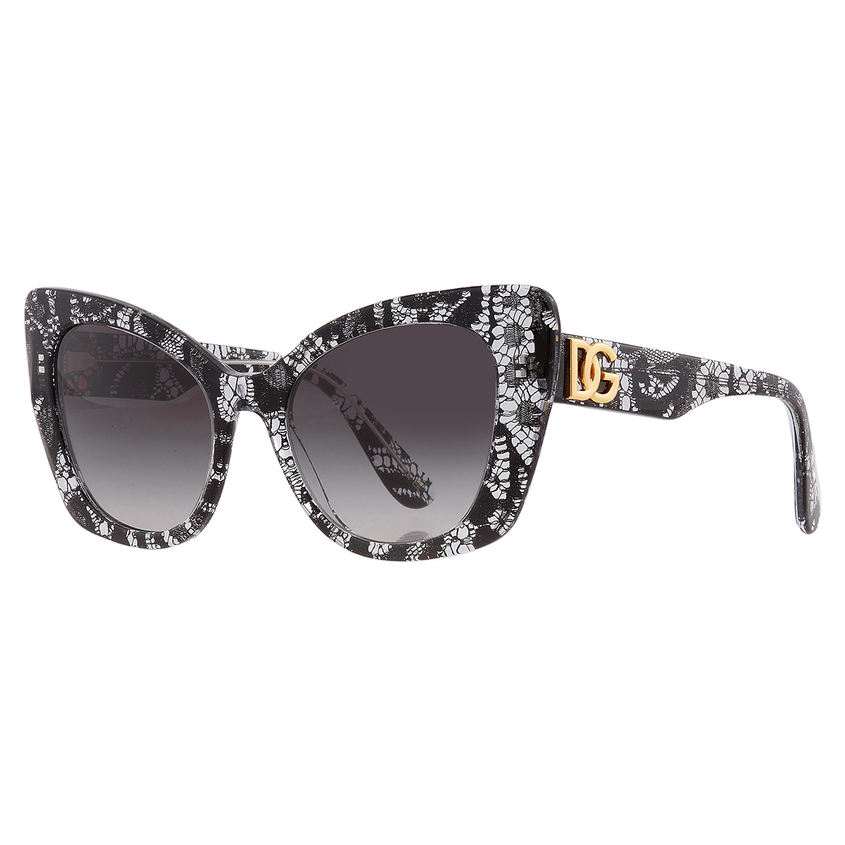 Dolce & Gabbana Grey Gradient Butterfly Ladies Sunglasses DG4405 32878G ...