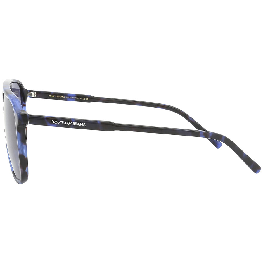 Dolce & Gabbana Light Gray Gradient Dark Blue Pilot Men's Sunglasses ...