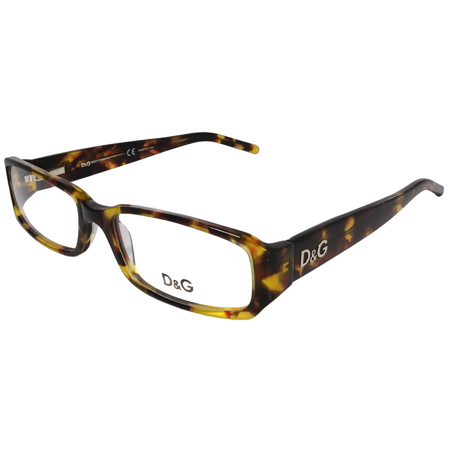 Dolce & Gabbana Transparent Rectangular Eyeglasses DD1159 814 51 DD1159 ...