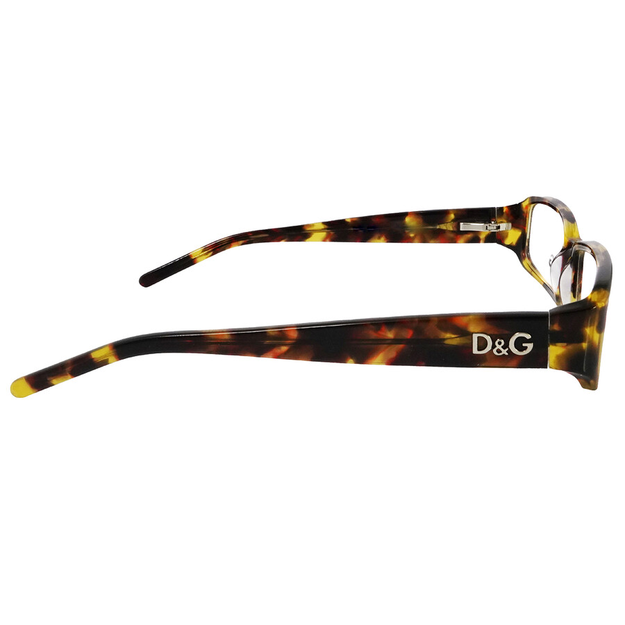 Dolce & Gabbana Transparent Rectangular Eyeglasses DD1159 814 51 DD1159 ...