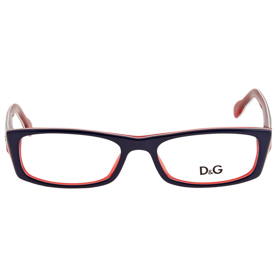 Dolce & Gabbana Transparent Rectangular Men's Eyeglasses DD1212 1872 50 ...