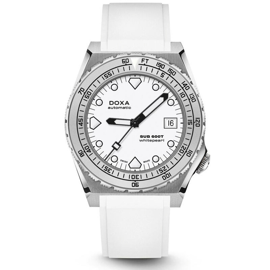 Doxa SUB 600T Automatic White Dial Men's Watch 862.10.011.23 - Watches ...