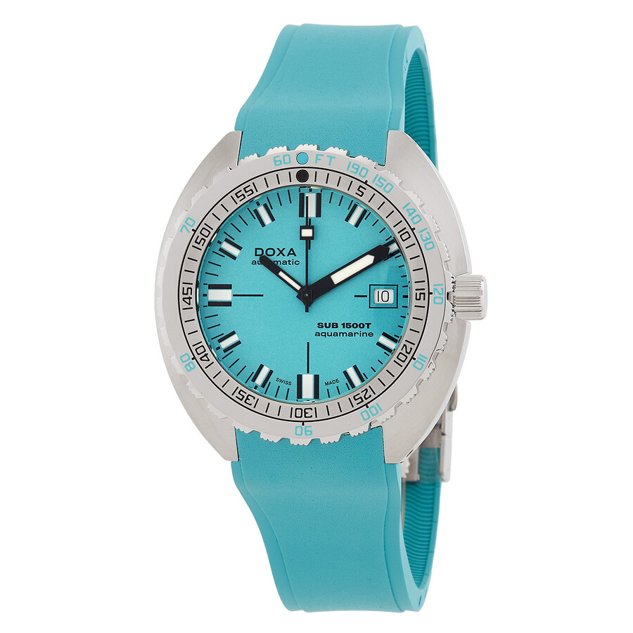 Doxa Sub 1500T Aquamarine Automatic Men's Watch 883.10.241.25 - Watches ...