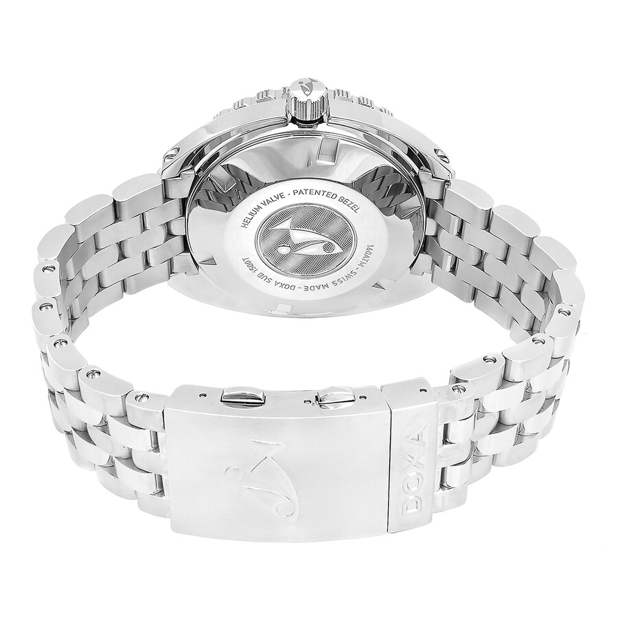 Doxa SUB 1500T Whitepearl Automatic White Dial Men's Watch 883.10.011 ...