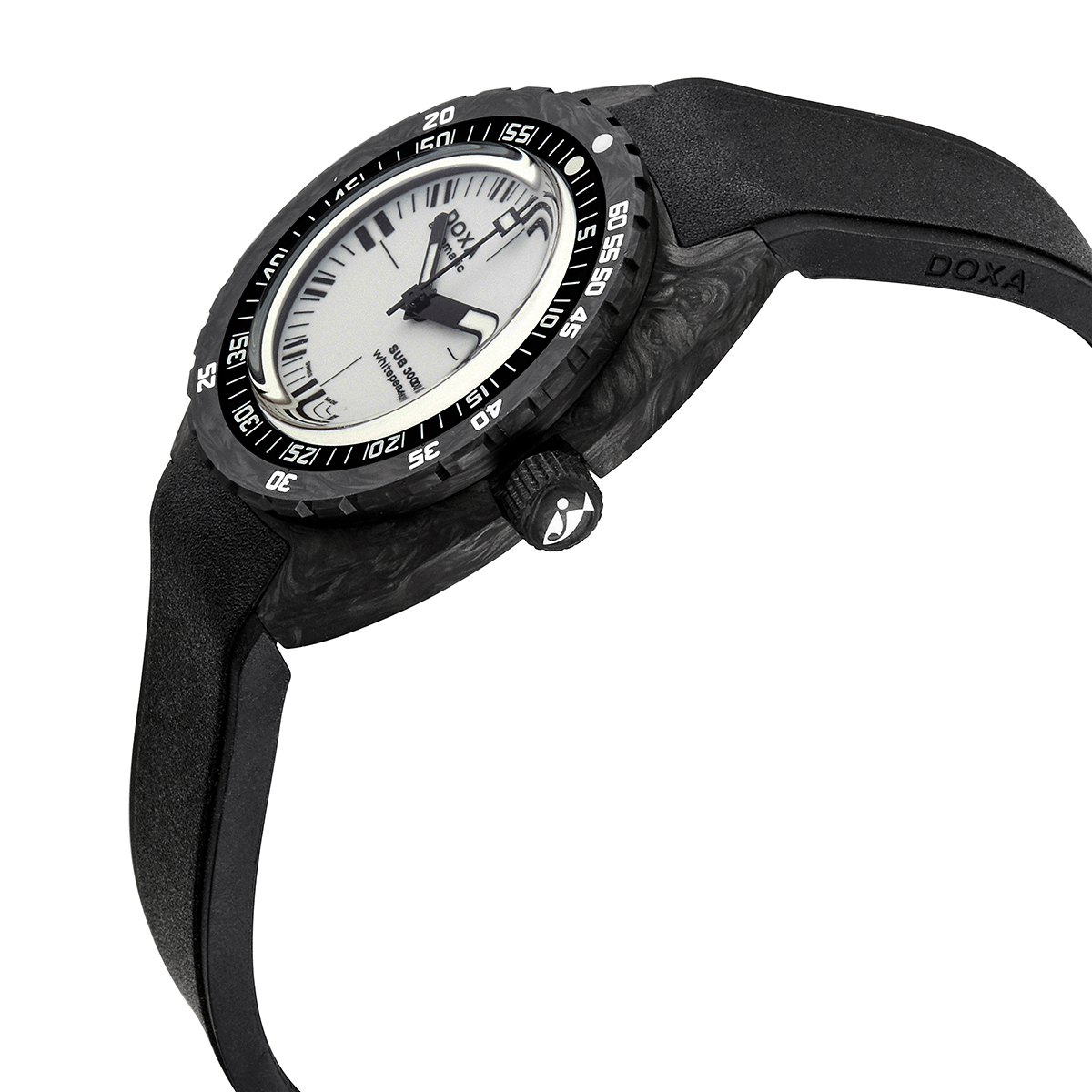 Doxa Sub 300 Carbon Automatic WhitePearl Dial Men's Watch 822.70.011.20 ...
