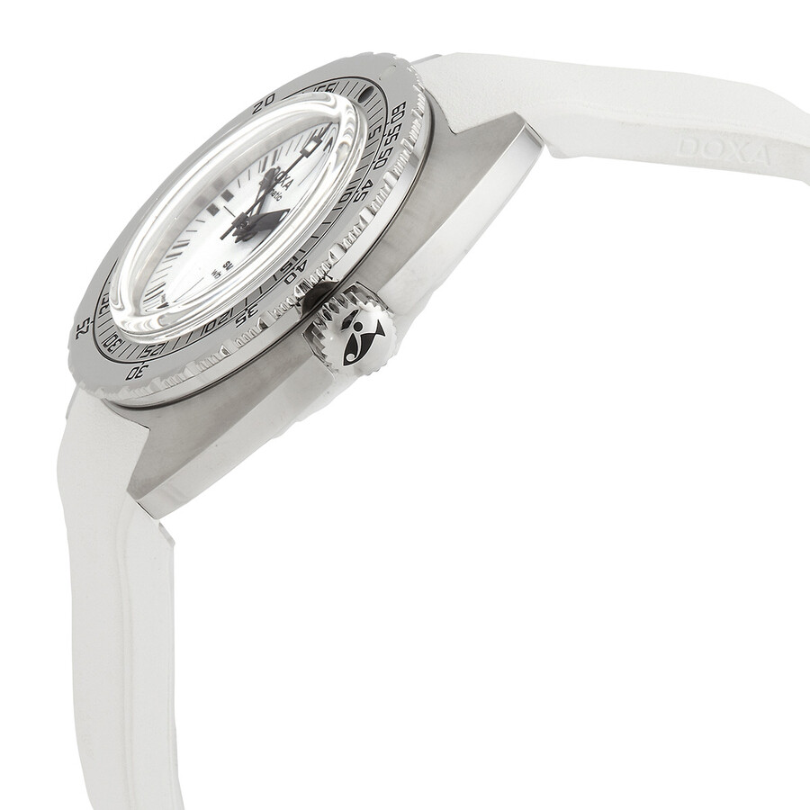 Doxa SUB 300 Whitepearl Automatic White Dial Men's Watch 821.10.011.23 ...