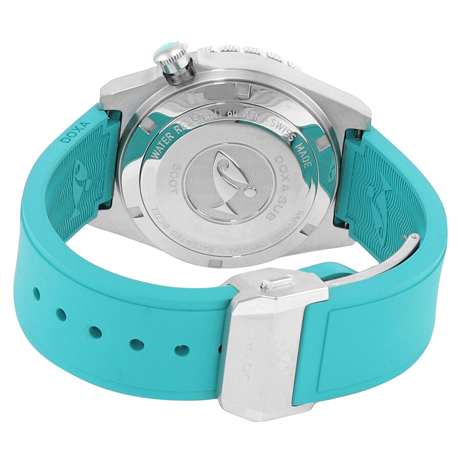Doxa Sub 600T Aquamarine Automatic Blue Dial Men's Watch 862.10.241.25 ...