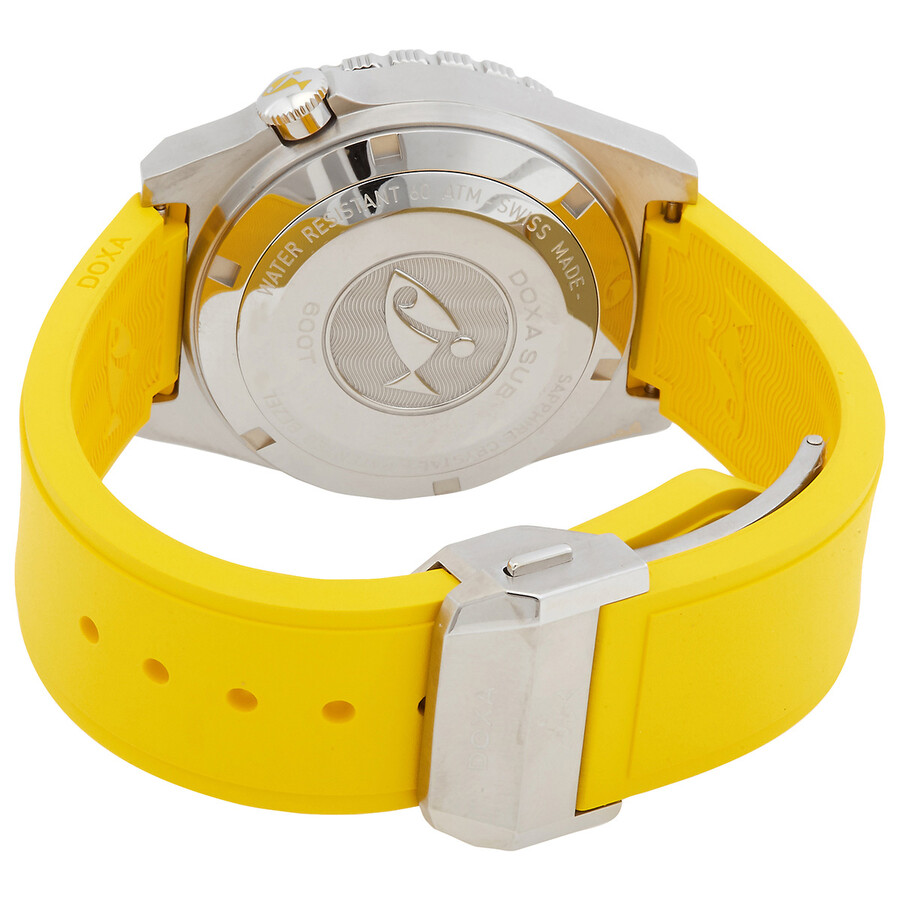 Doxa Sub 600T Divingstar Automatic Yellow Dial Men's Watch 862.10.361 ...