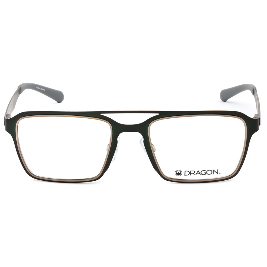 Dragon Men's Gunmetal Square Eyeglass Frames DR175KAZ07052 886895358842 ...