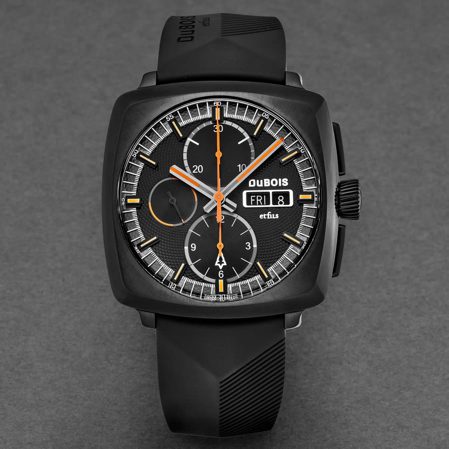Dubois Et Fils Limited E Black Dial Men's Watch DBF002-03 - Watches ...