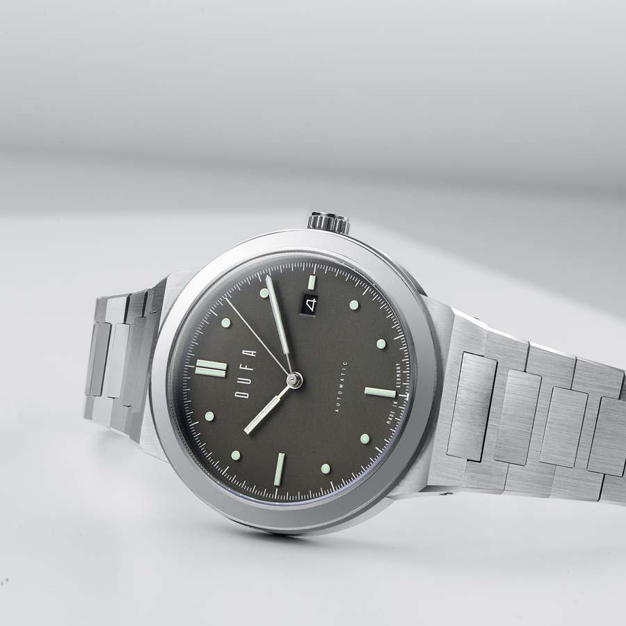 Dufa Gunter Automatic Grey Dial Men's Watch DF-9033-44 194595002072 ...