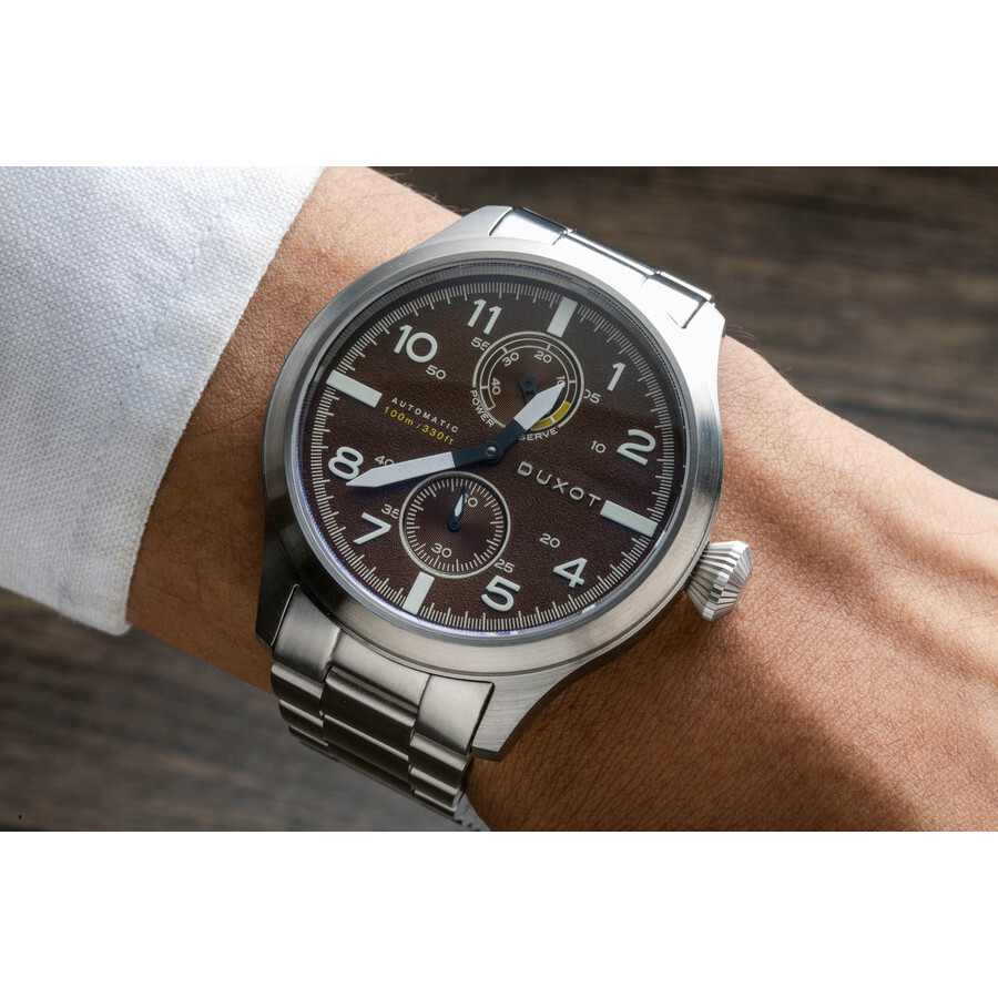 Duxot Altius Hand Wind Brown Dial Men's Watch DX-2020-33 - Watches ...
