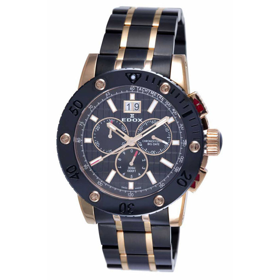 Edox Class-1 Men's Watch 10014 37RN NIR 846341003696 - Watches - Jomashop