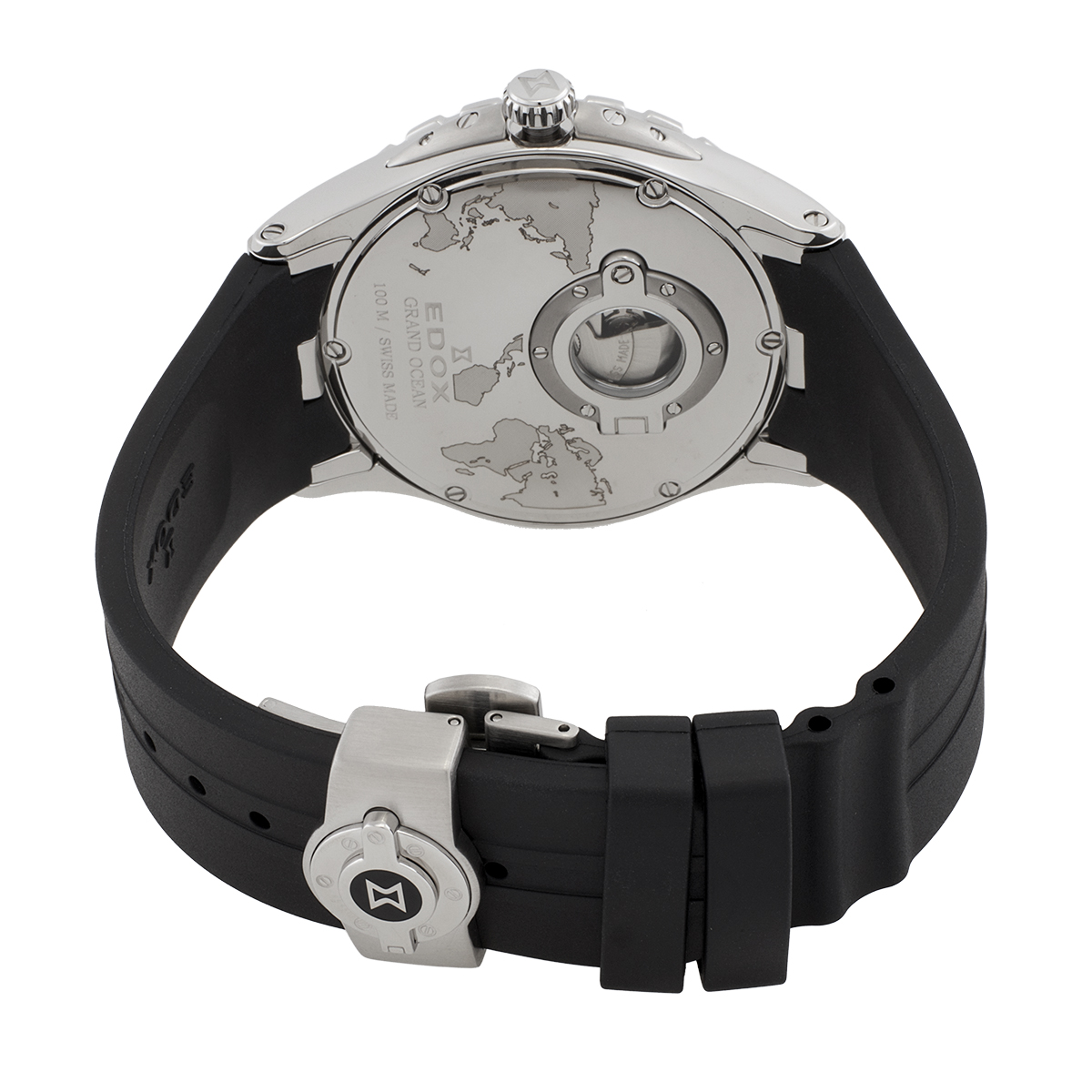Edox Grand Ocean Automatic Grey Dial Men's Watch 83006 3CA GIN ...