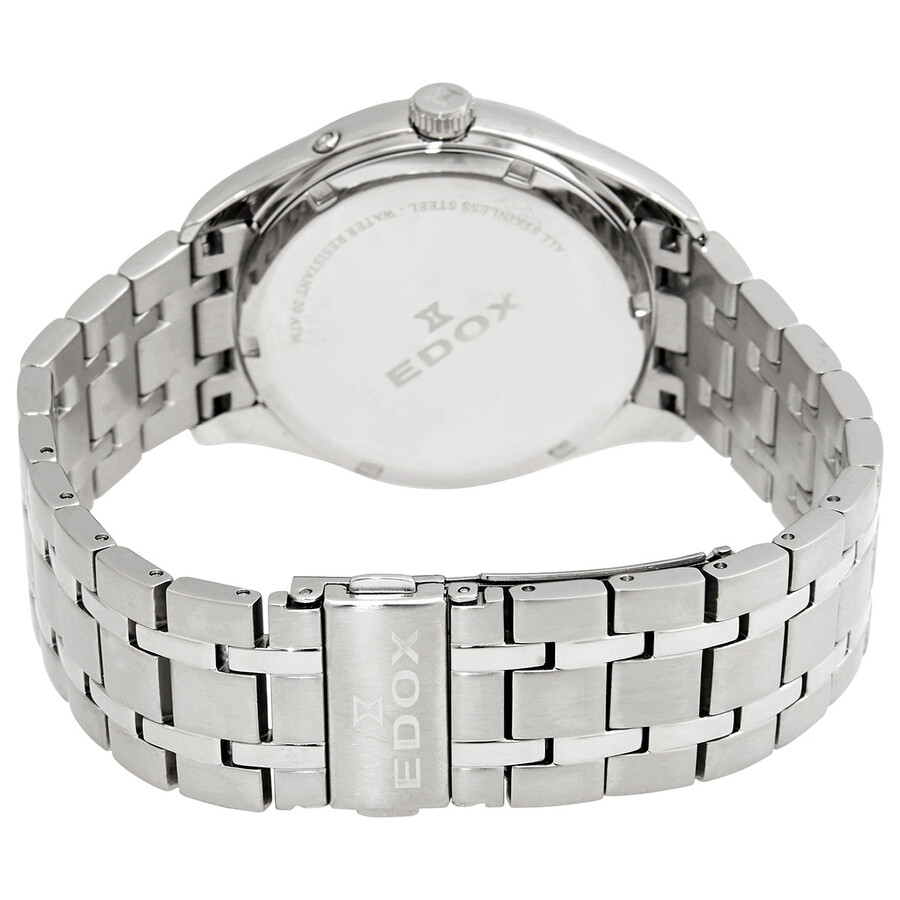 Edox Moonphase Date Silver Dial Men's Watch 40008-3M-AIN - Watches ...