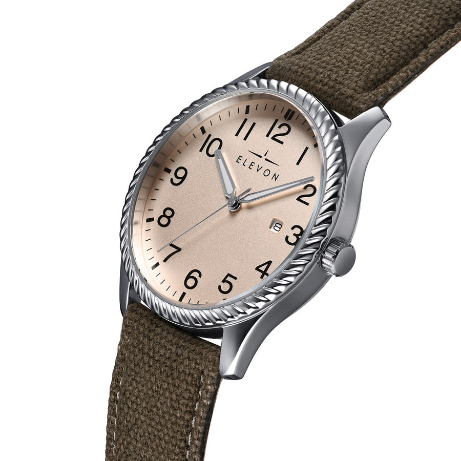 Elevon Crosswind Silver-tone Dial Men's Watch ELE128-5 840148810563 ...