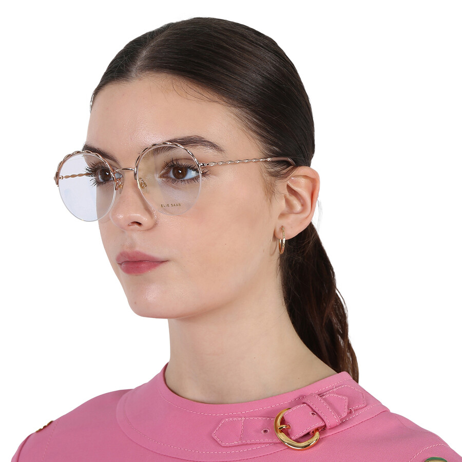 Elie Saab Demo Round Ladies Eyeglasses ES 053 0DDB 53 716736139982 ...