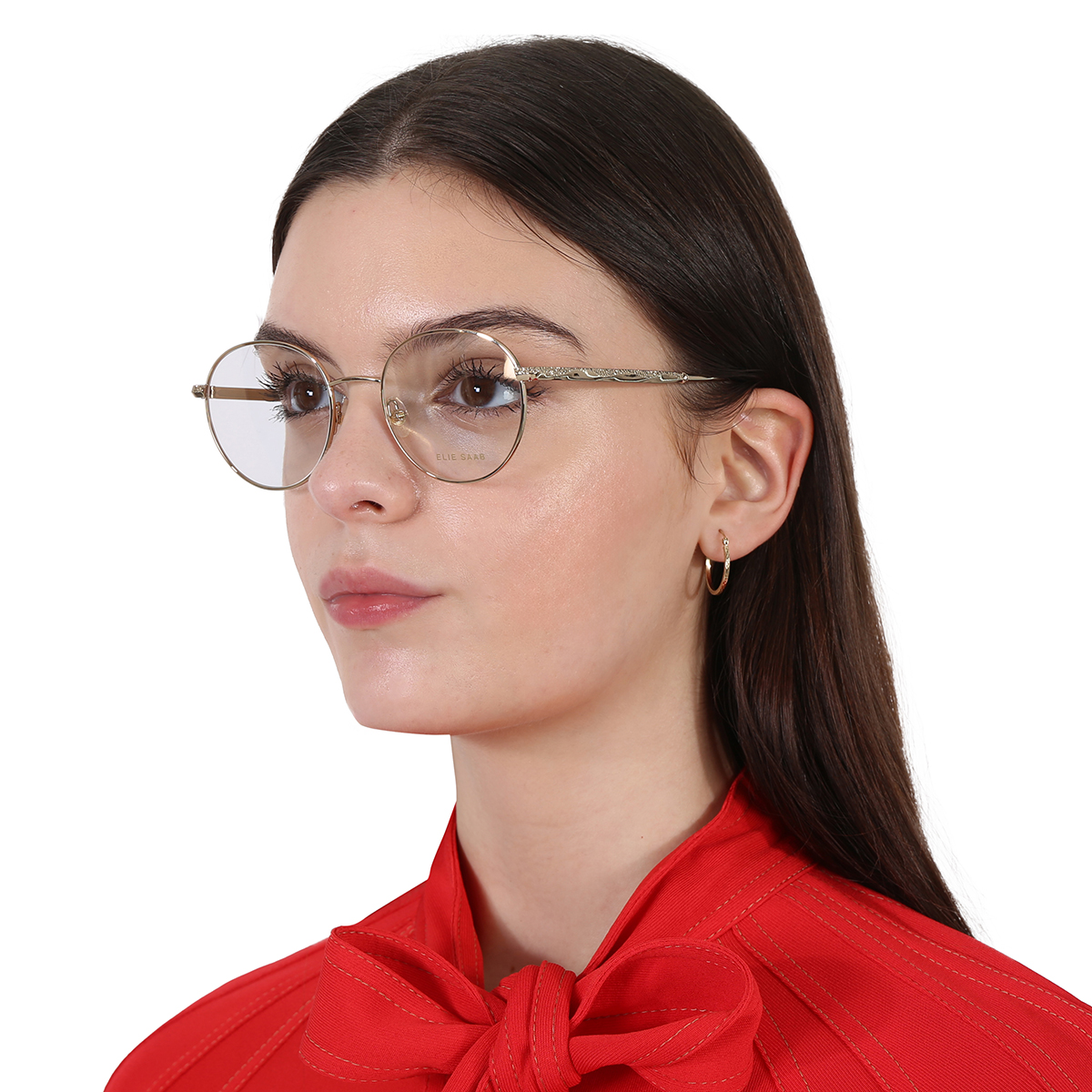 Elie Saab Demo Round Ladies Eyeglasses ES 070 J5G 50 716736266299 ...