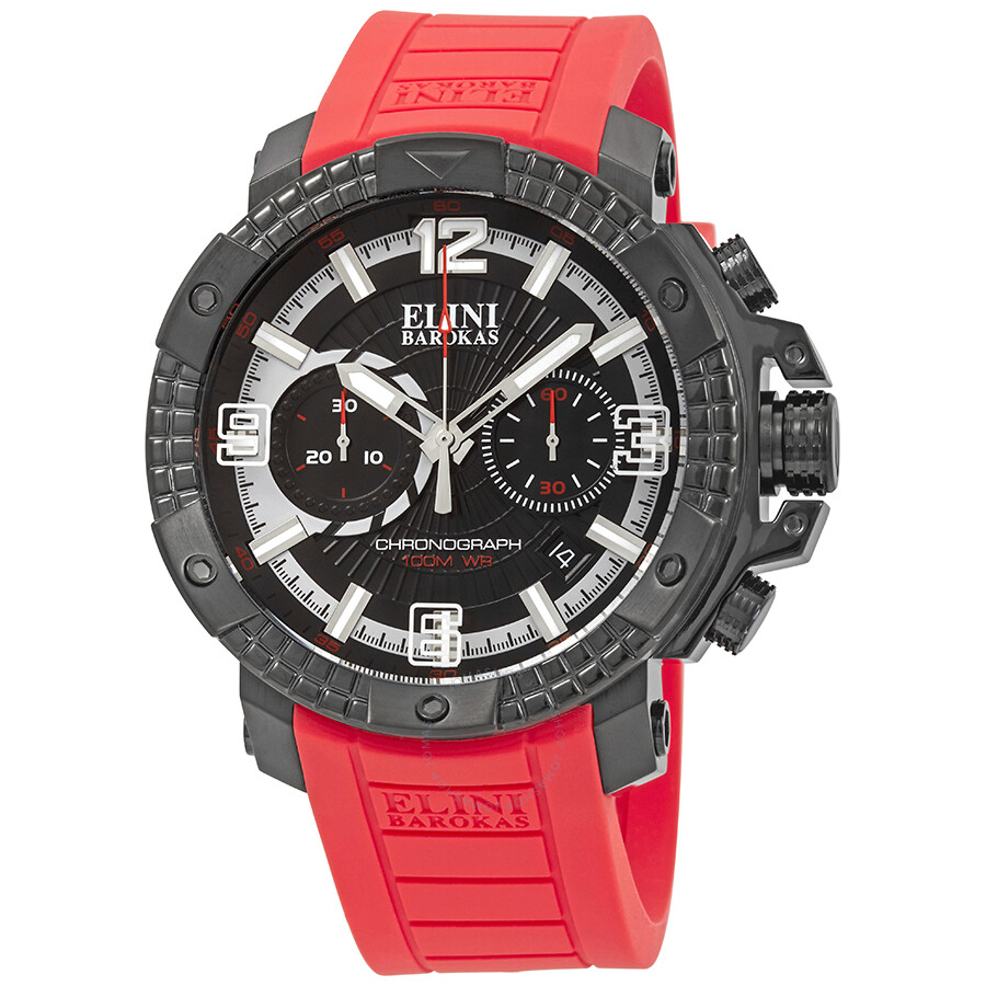 Elini Barokas Arena Chronograph Men's Watch ELINI-20033-BB-01-RDAS ...