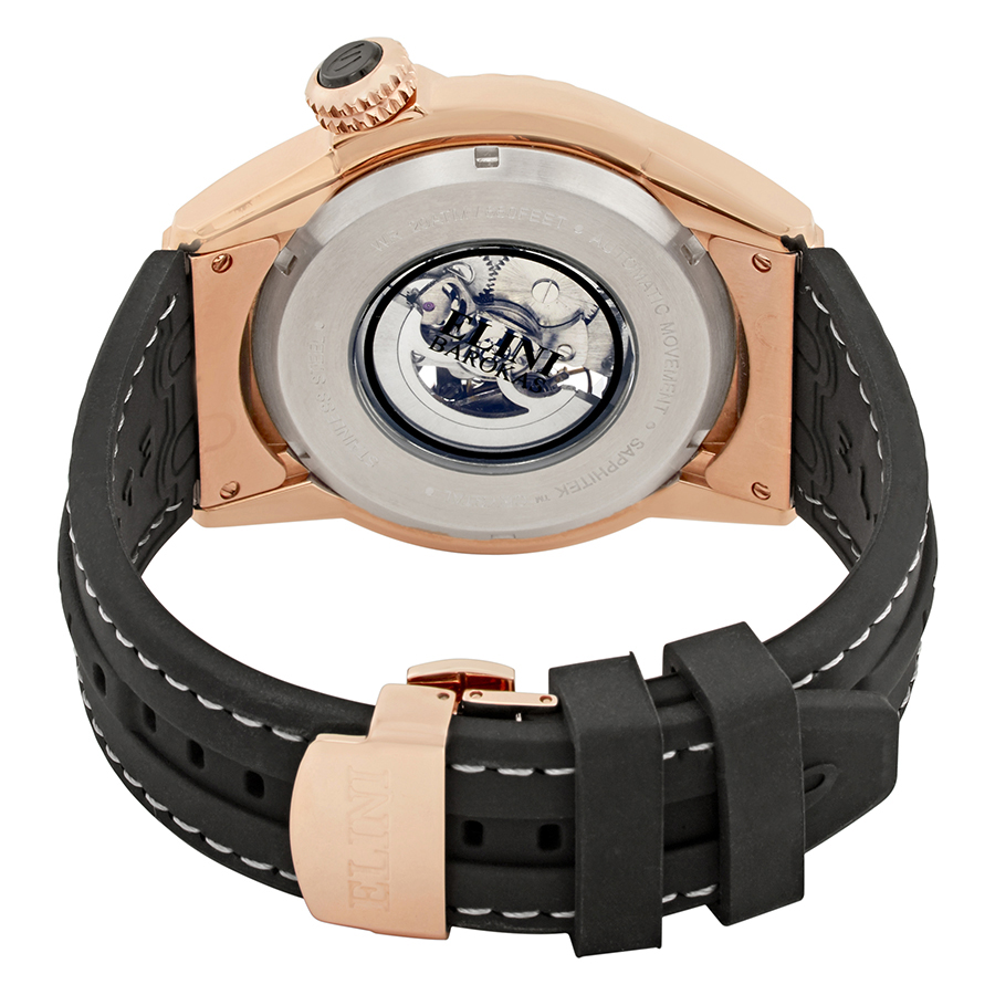 Elini Barokas Genesis Prime Automatic Men's Watch ELINI-20026-RG-01 ...