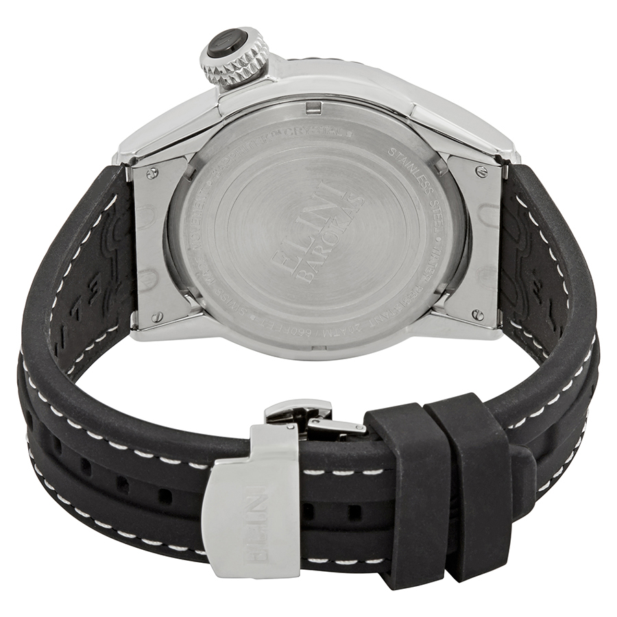Elini Barokas Genesis Vision Black Dial Men's Watch 20007-01-BB ELINI ...