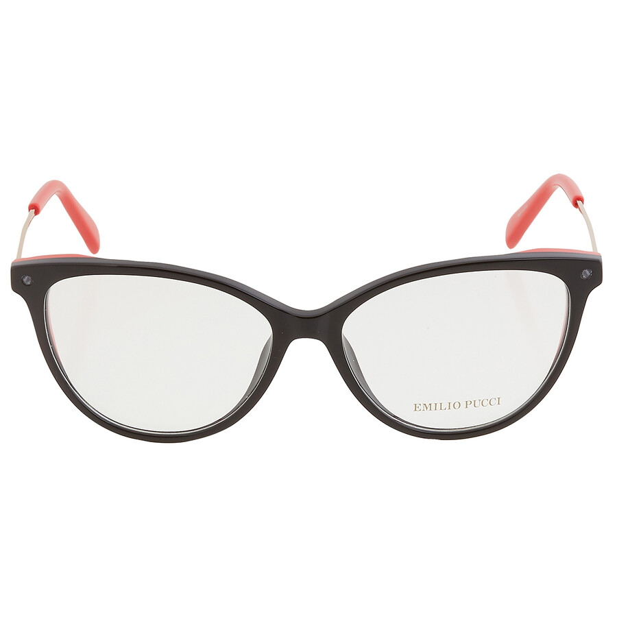 Emilio Pucci Ladies Black Cat Eye Eyeglass Frames EP511900555 ...