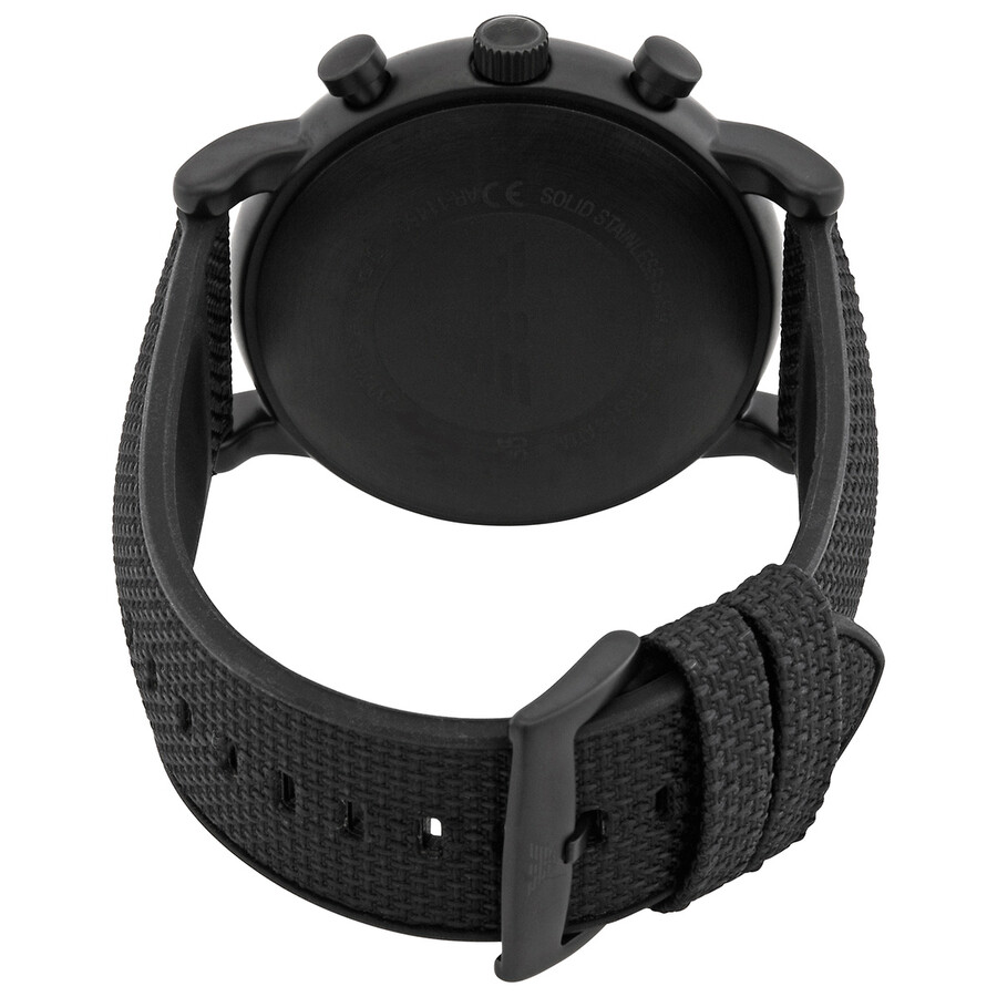 Emporio Armani Chronograph Quartz Black Dial Men's Watch AR11450 - Watches - Jomashop