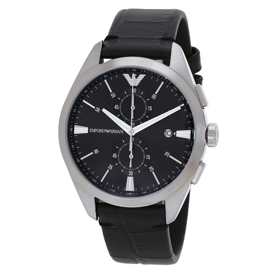 Emporio Armani Chronograph Quartz Black Dial Men's Watch AR11542 ...